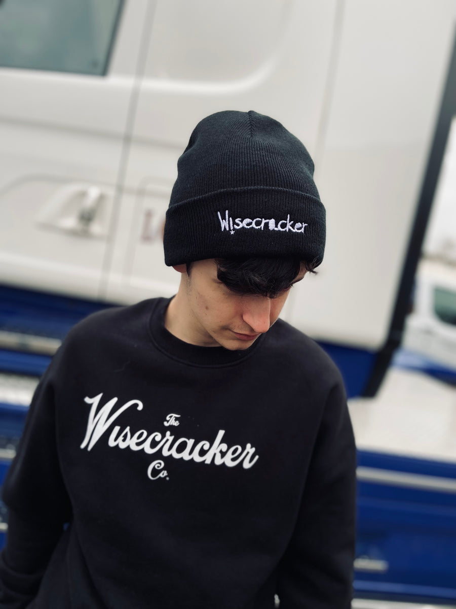 Wisecracker Black Woolly hat – WiSECRACKER Apparel